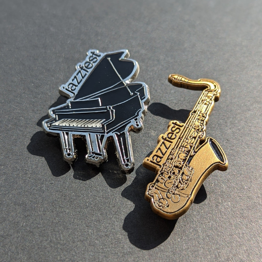 jazz fest limited edition - saxophone enamel pin – ditto ditto