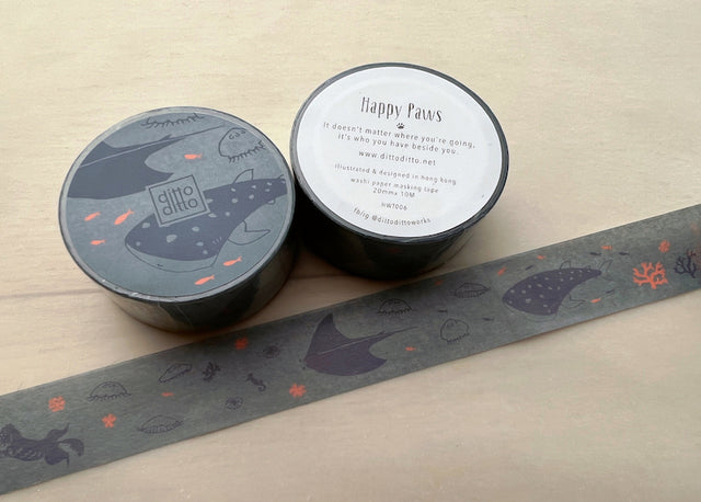 washi tape - whale shark – ditto ditto