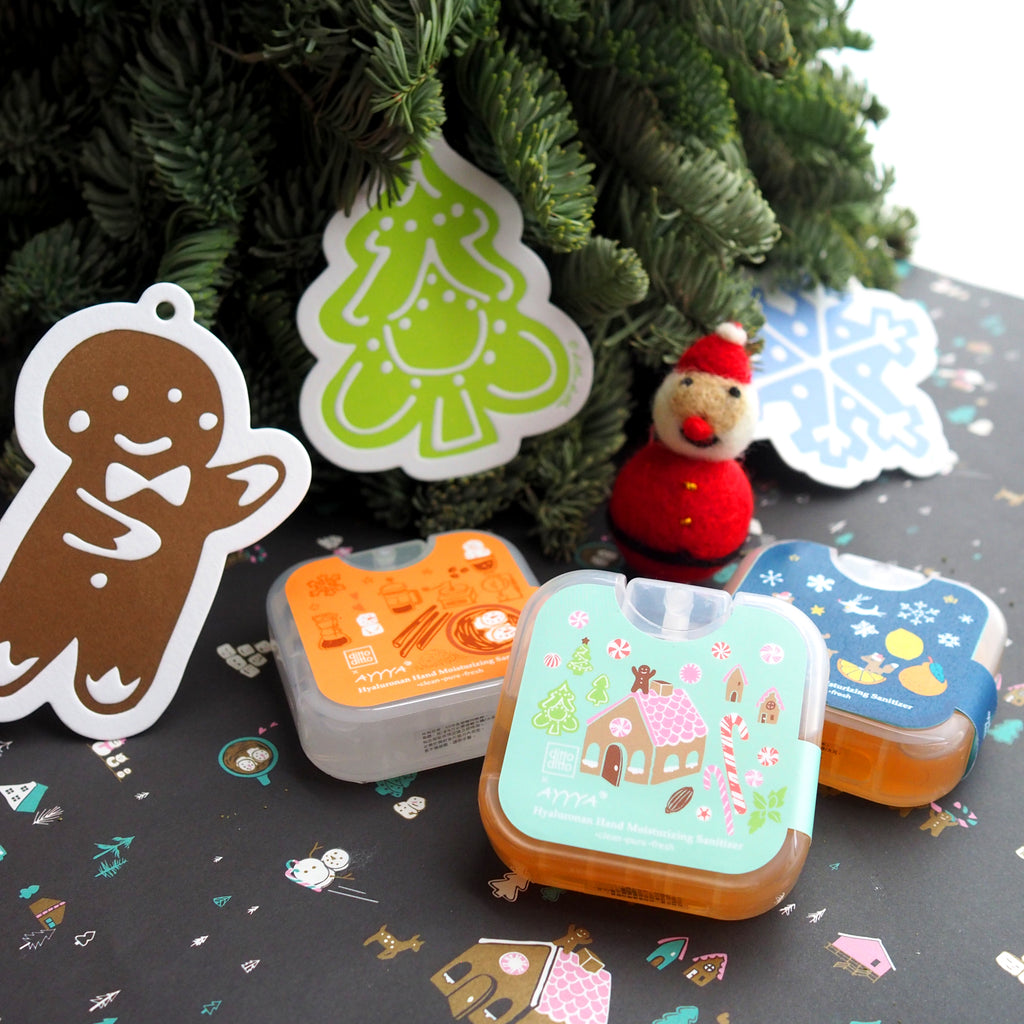 ditto ditto x ayyya christmas collection set of 3 scented moisturising