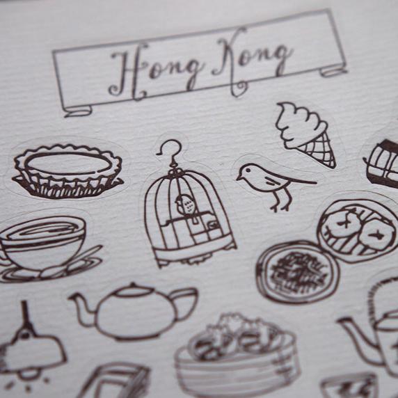 sticker - hong kong – ditto ditto